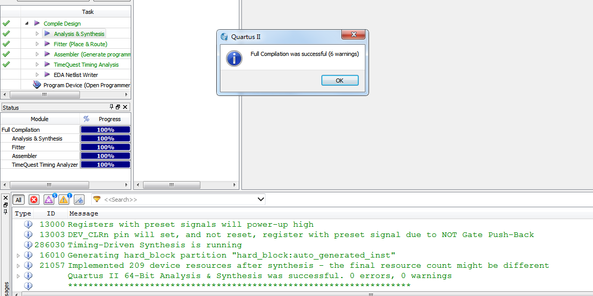 PWM信号发生器的设计Verilog代码Quartus仿真